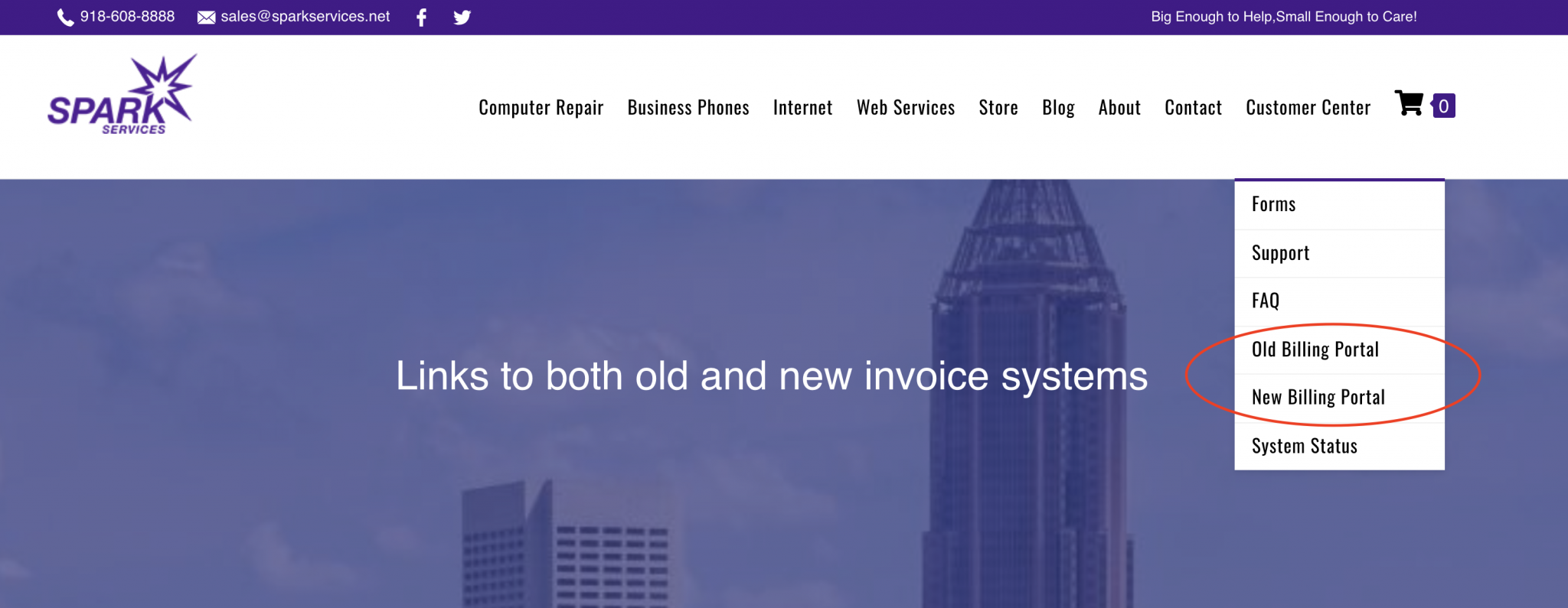 SPARK Services: Billing Updates & Invoice Access